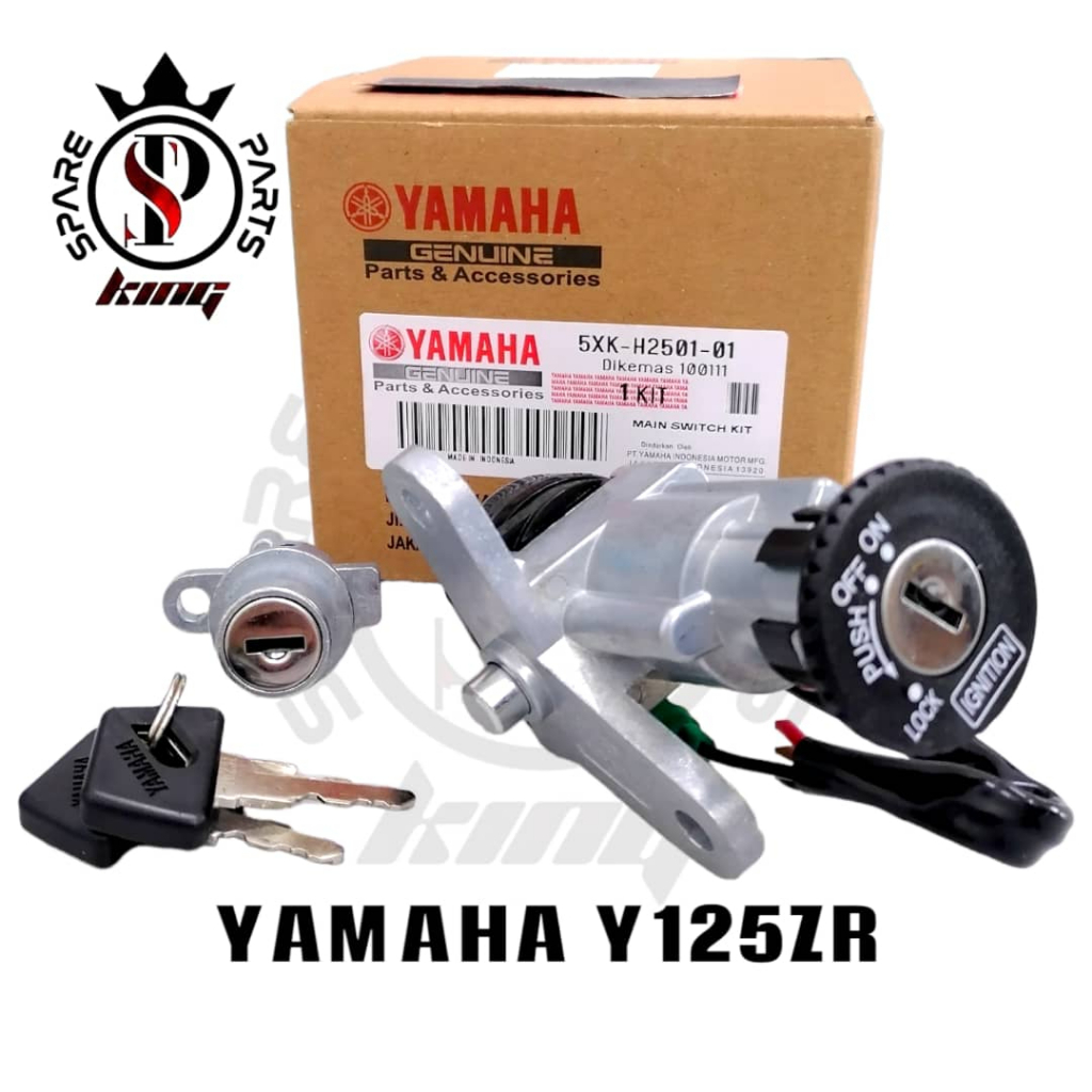 ORI INDONESIA YAMAHA Y125ZR Y125 125ZR MAIN SWITCH SET MAIN SUIS KUNCI ...