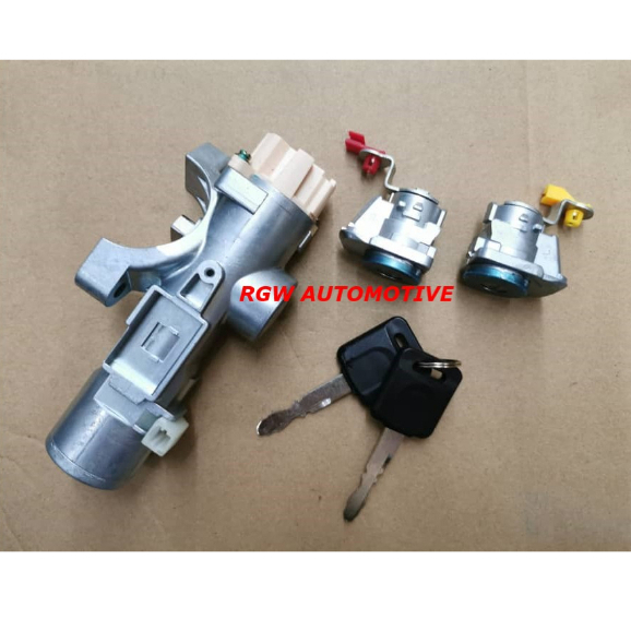 NISSAN NAVARA D40T 2009 YEAR DOOR KEY LOCK SET / IGNITION SWITCH WITH 2 ...