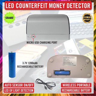 Portable Money Detector / Wireless UV Counterfeit Money Detector with ...