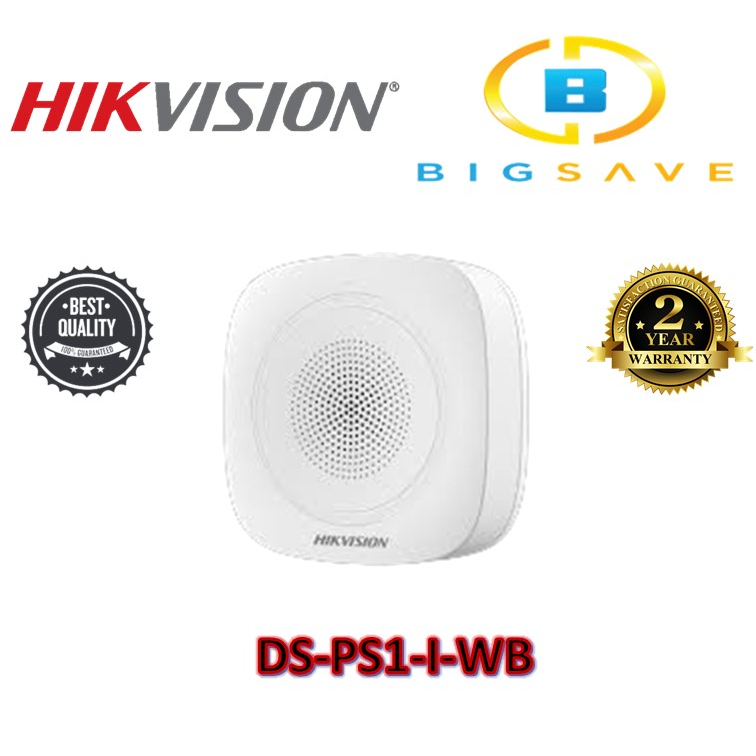 HIKVISION 433MHz DS-PS1-I-WB WIRELESS INTERNAL SOUNDER | Shopee Malaysia