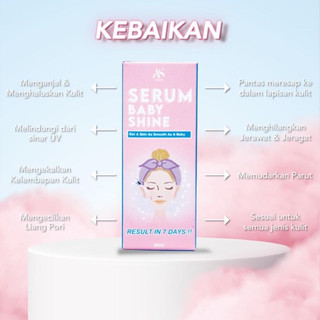 BABY SHINE BY DHERBS DATO ALIFF SYUKRI SKINCARE SET KRIM MALAM KRIM ...