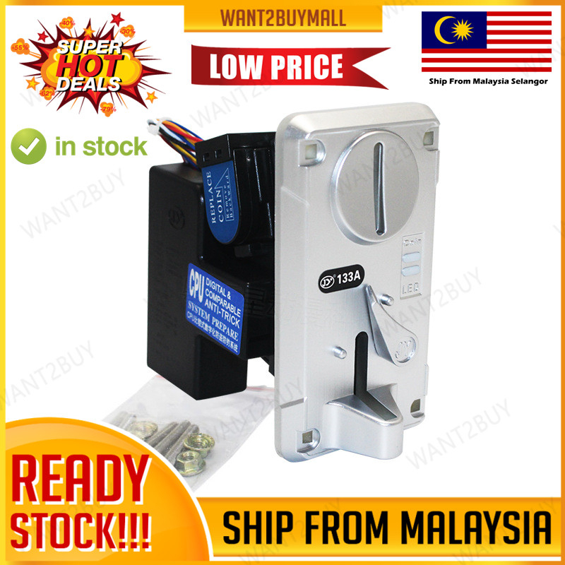 🇲🇾 🏆Hot Selling🔥 JY-133A Multi Coin Acceptor Selector Slot for Arcade Dobi Vending Machine Game ...