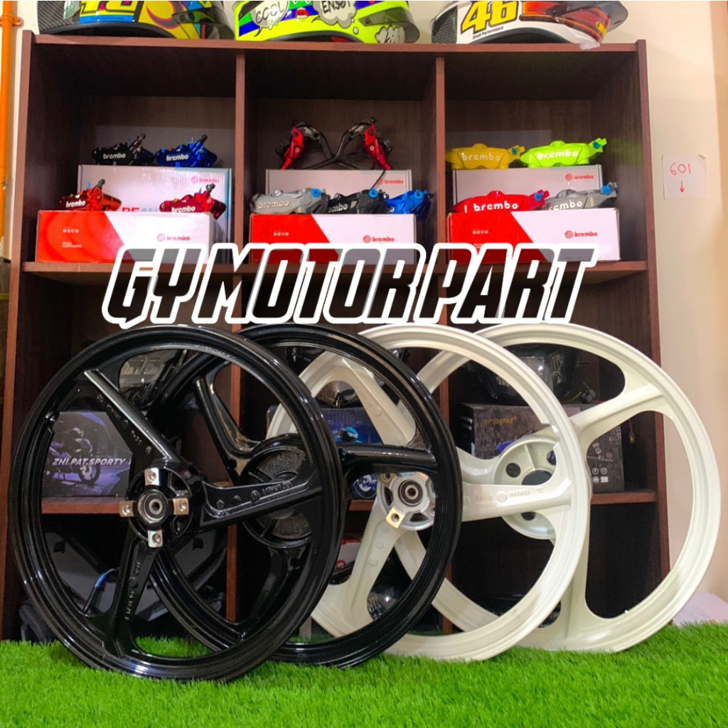 SPORT RIM ENKEI 3 BATANG Y125 LC135 Y15 Y16 WAVE100 WAVE125 SRL LEGANDA BERING BUSH | Shopee ...