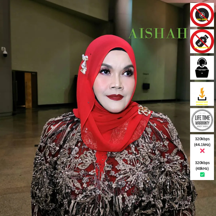 Aishah (Album Of The Years) - 320kbps (48kHz) HQ | Shopee Malaysia