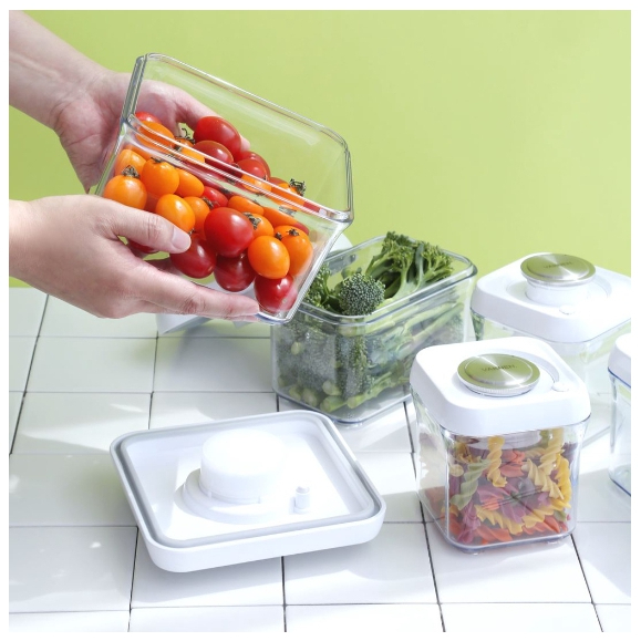 [Made in Korea] VAKUEN Vacuum Airtight tupperware Container patent ...