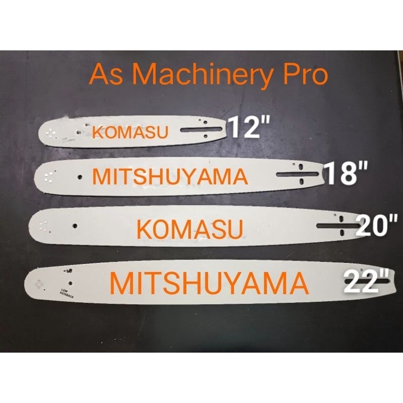 (Ready Stock) 12" 16" 18" 20" 22" Papan Chain Saw , Guide Bar For ...