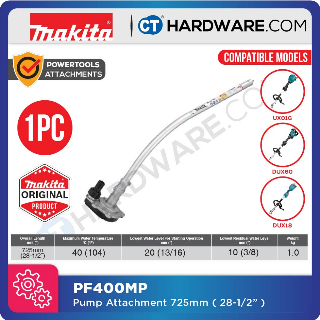 MAKITA PF400MP ATTACHMENT MAX WATER TEMPERATURE 40C(104F) | LOWEST ...