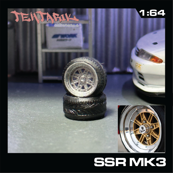 SSR MK3 Resin Rims 1:64 Scale 9mm | Shopee Malaysia