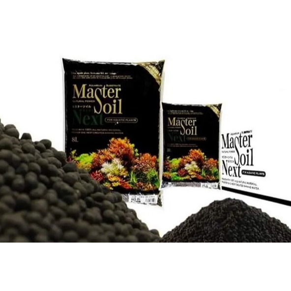 JUN Master Soil NEXT Black 8L (Powder) Aquarium/Aquascape Substrate ...