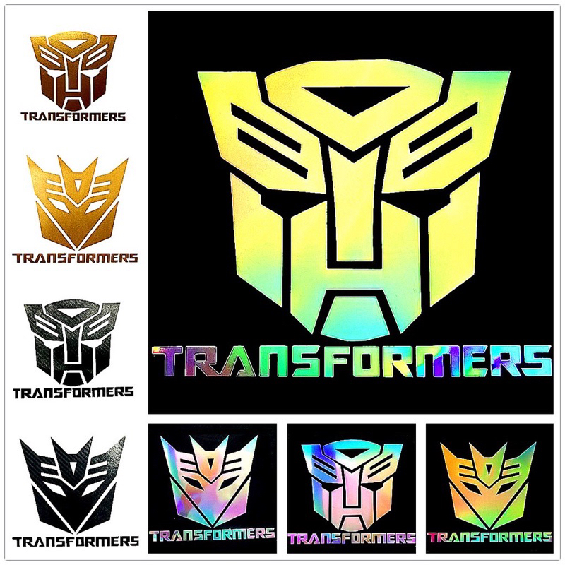 car sticker transformers autobot decepticon 13x13cm sticker kereta ...