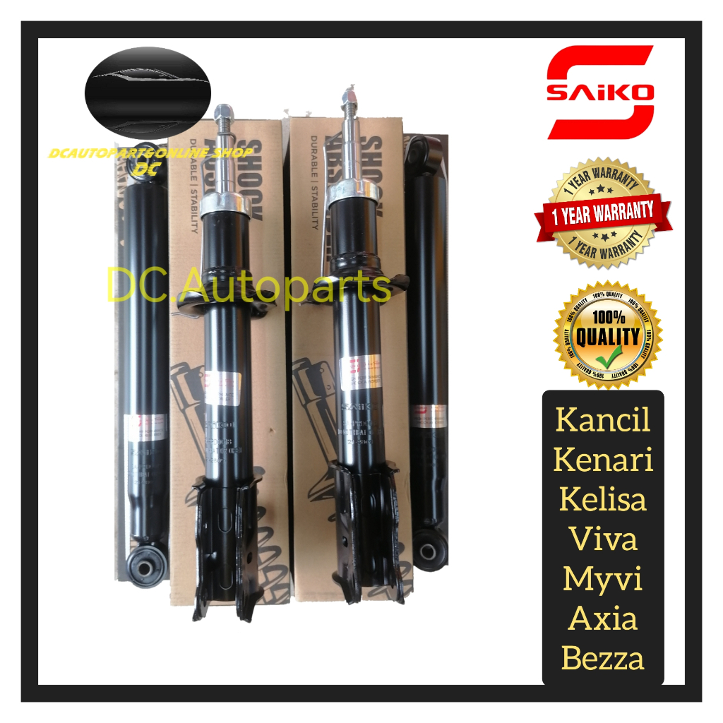SAIKO SHOCK ABSORBER PERODUA KANCIL KENARI KELISA VIVA ALZA MYVI AXIA ...