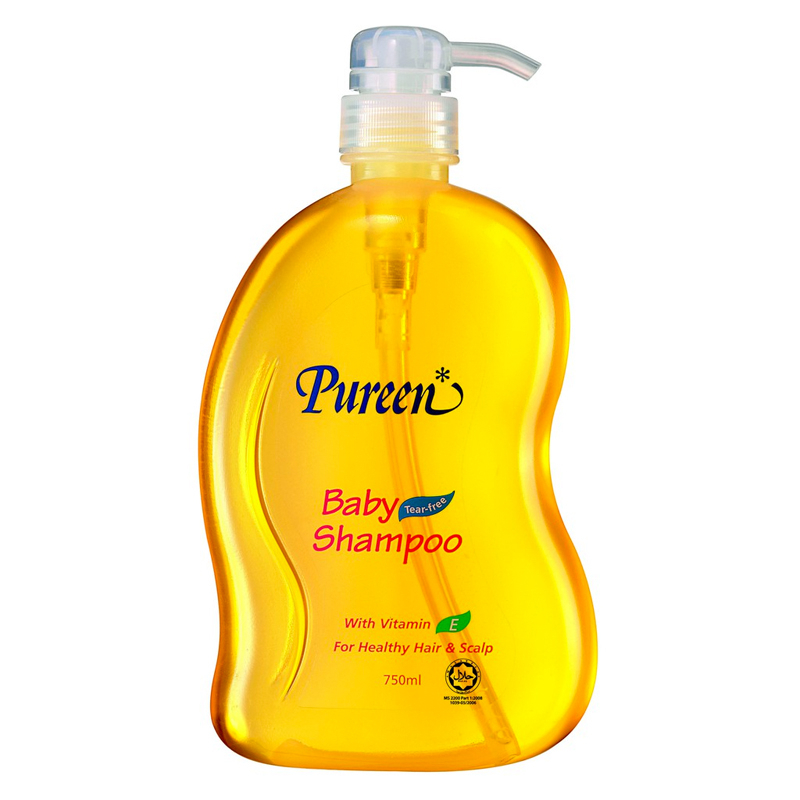 Pureen Classic Shampoo Bath Head To Toe 750ml 2in1 Aloe Vera Peach ...