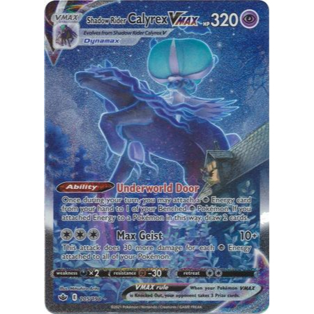 Pokemon TCG Card - Shadow Rider Calyrex VMAX - 205/198 - Alternate Art ...