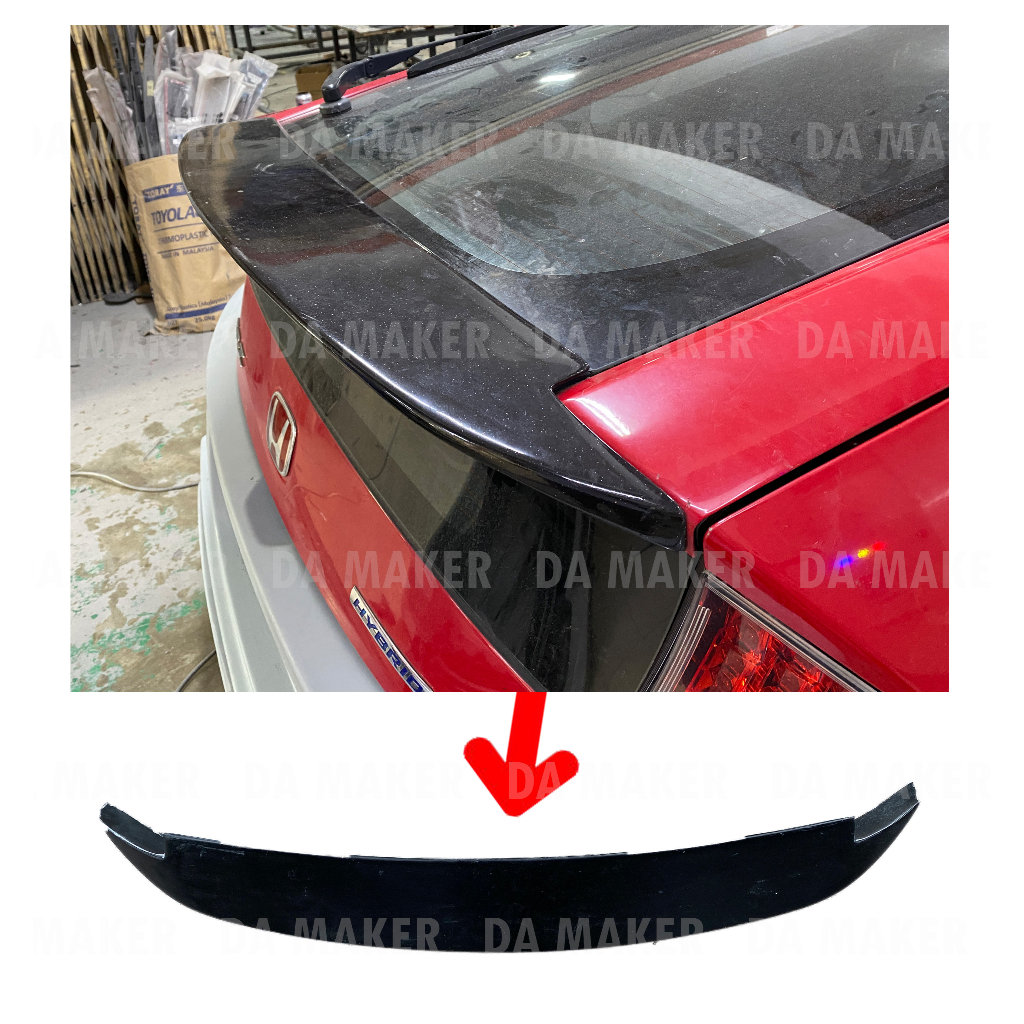 HONDA CRZ JDP DUCKTAIL SPOILER SHORT SPOILER 2013 2014 2015 2016 ...