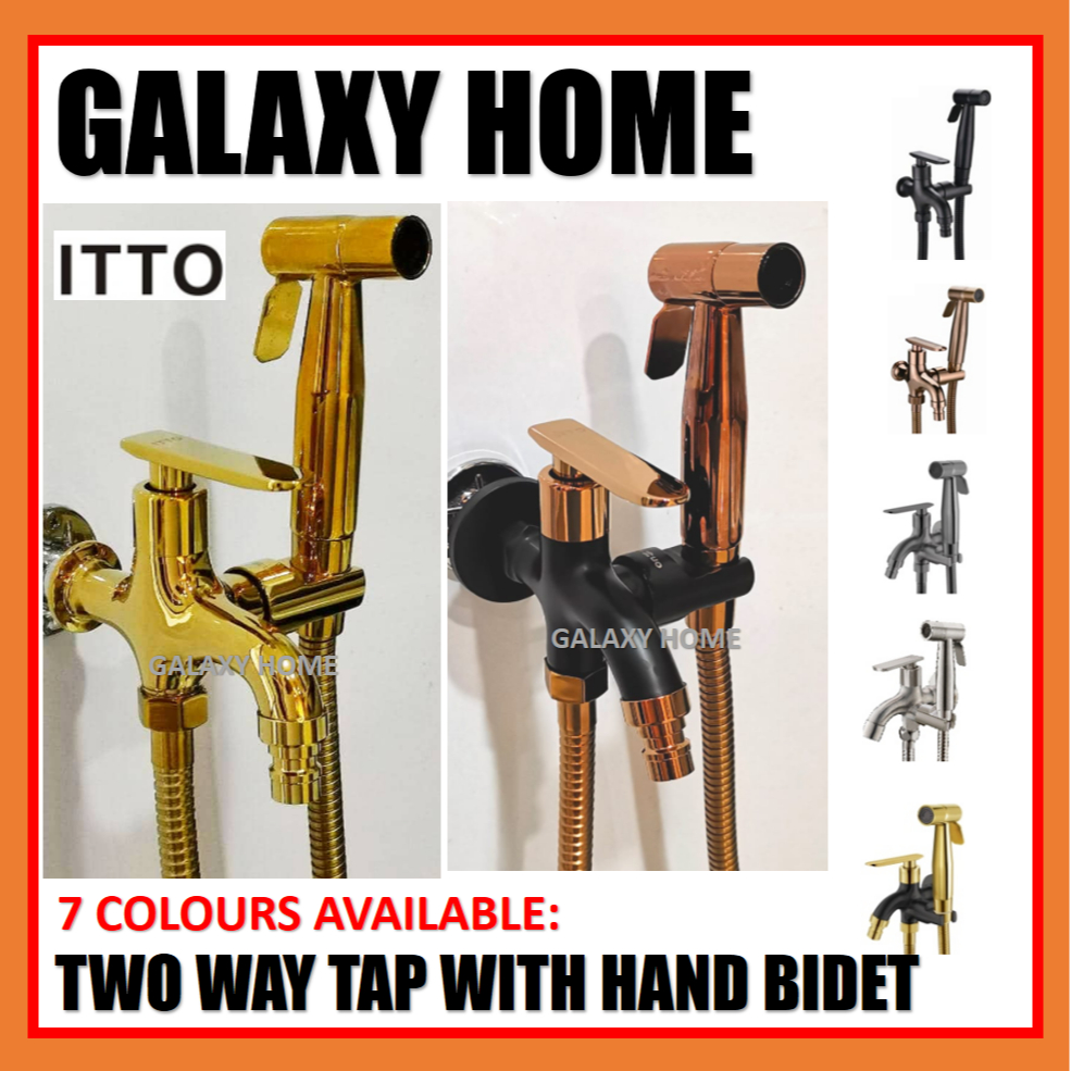 ITTO HIGH QUALITY 304 STAINLESS STEEL TWO WAY TAP HAND BIDET SET ...