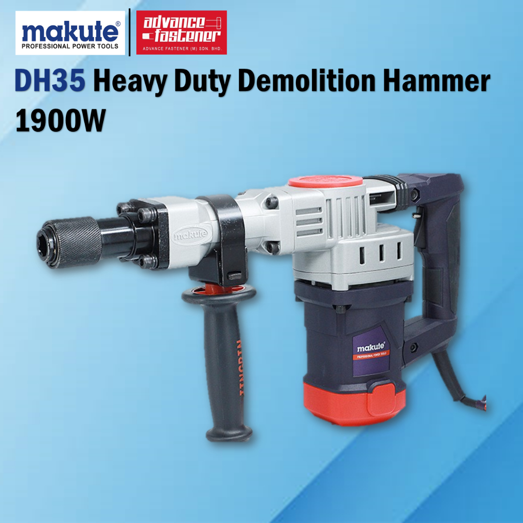 MAKUTE DH35 Heavy Duty Demolition Hammer 30J 1900W | Shopee Malaysia