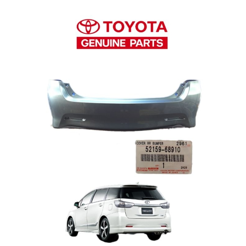 TOYOTA WISH ZGE20 REAR BUMPER 52159-68910 | Shopee Malaysia