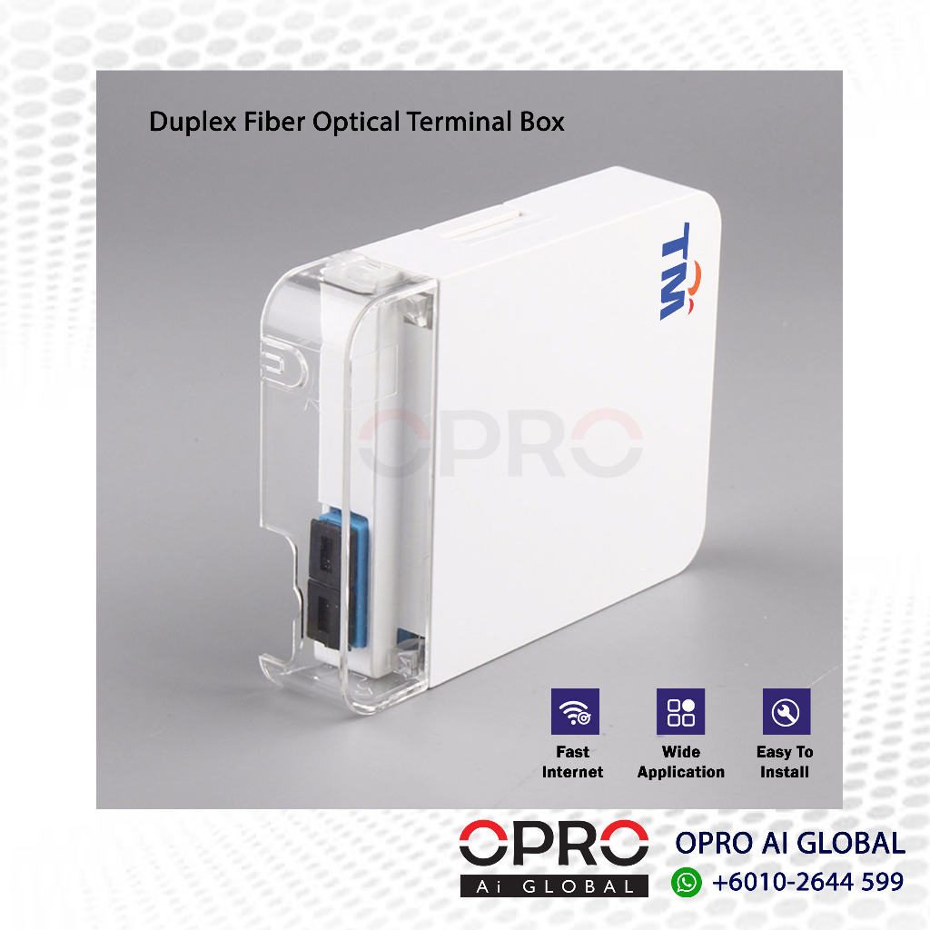 [Duplex] FTTH Fiber Optic Terminal Box / Junction Box / Fiber Optic ...