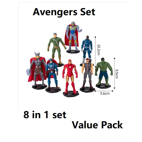 (Ready Stock) Avengers Value Pack Set 8in1 9in1 4in1 Budget set ...
