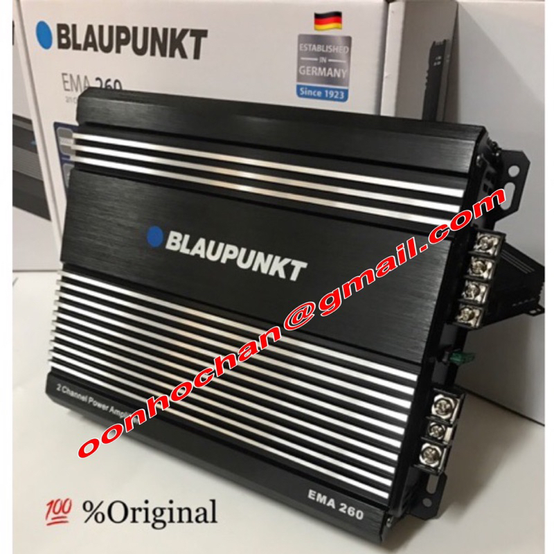 BLAUPUNKT GERMANY 🇩🇪 CAR AMPLIFIER 2 CHANNEL EMA 260 CLASS AB 300 WATT ...