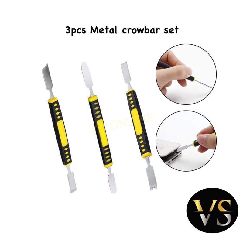 Metal Crowbar Steel Pry Disassemble tool for Phone Laptop PC | Shopee ...