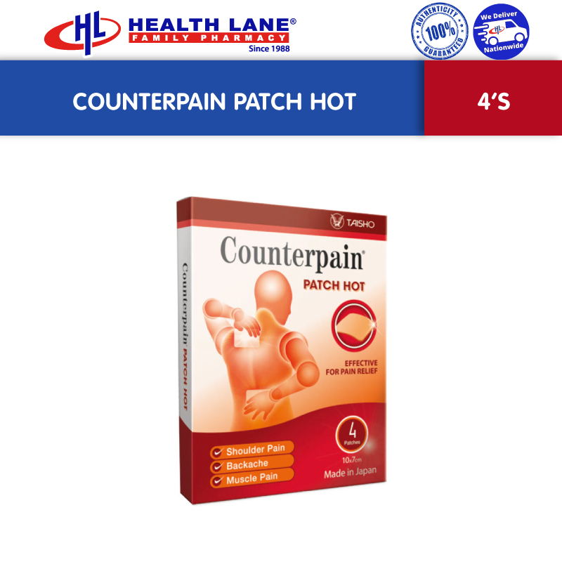 COUNTERPAIN PATCH HOT (4'S) | Shopee Malaysia