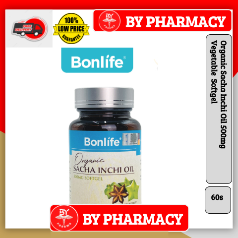 [OMEGA 3] Bonlife Organic Sacha Inchi Oil Vegetable 500mg Softgel (60s ...