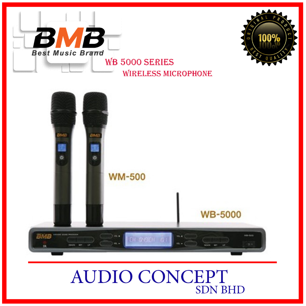 BMB WB - 5000 Series (Wireless Microphone) | Shopee Malaysia
