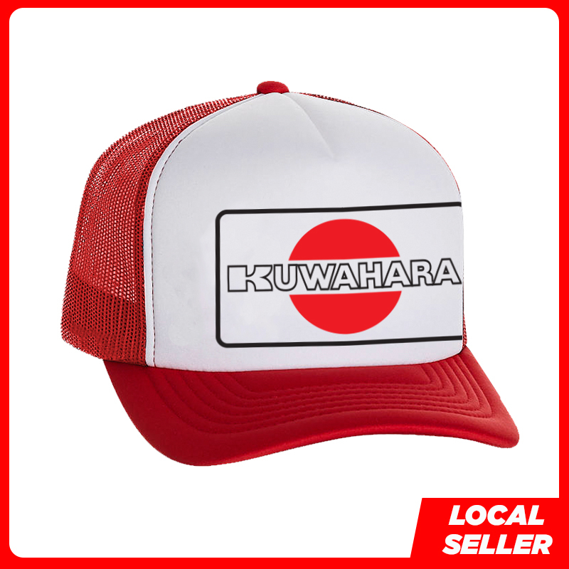 Kuwahara Red Topi BMX MTB Snapback Trucker Cap | Shopee Malaysia