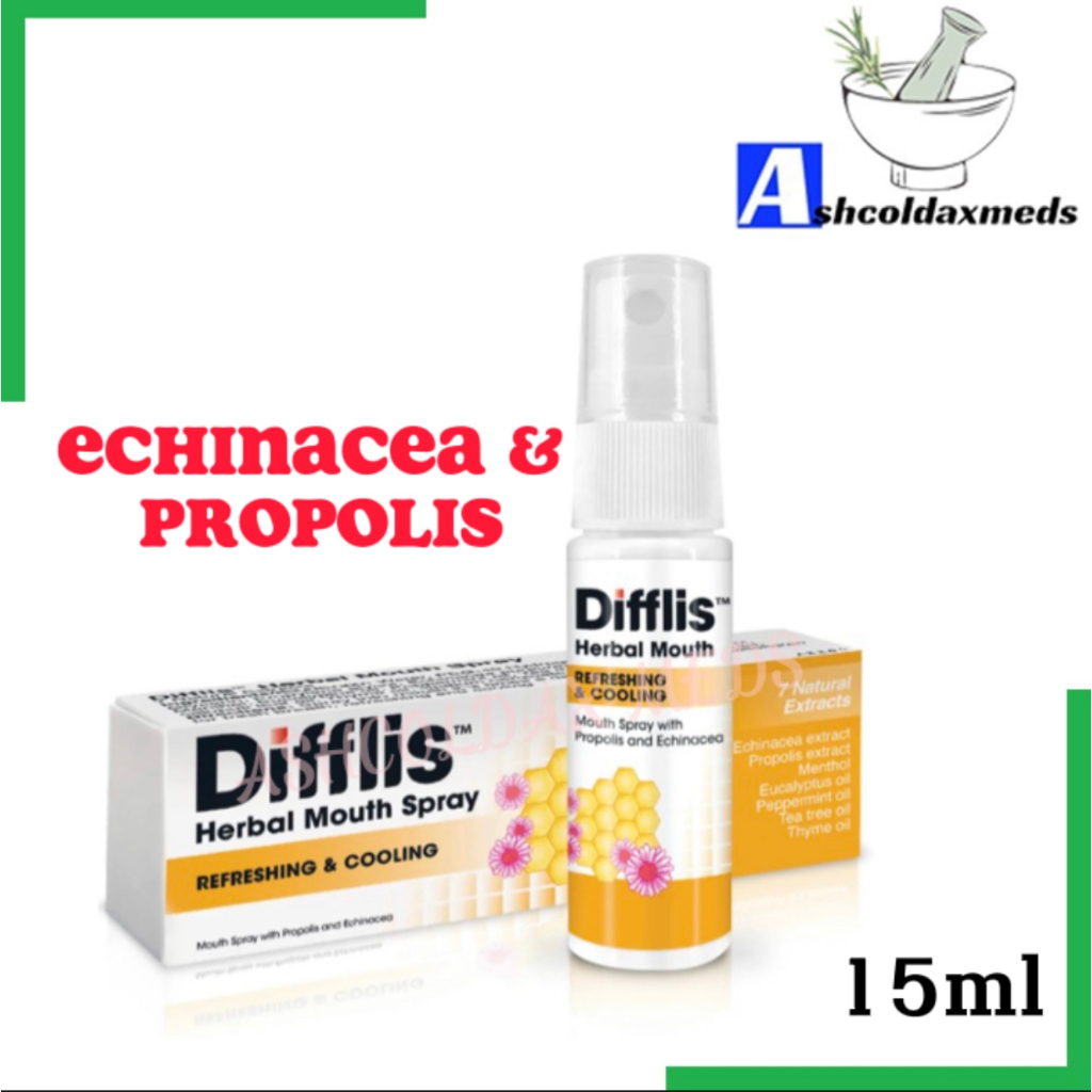 DIFFLIS HERBAL MOUTH SPRAY 15ML | Shopee Malaysia