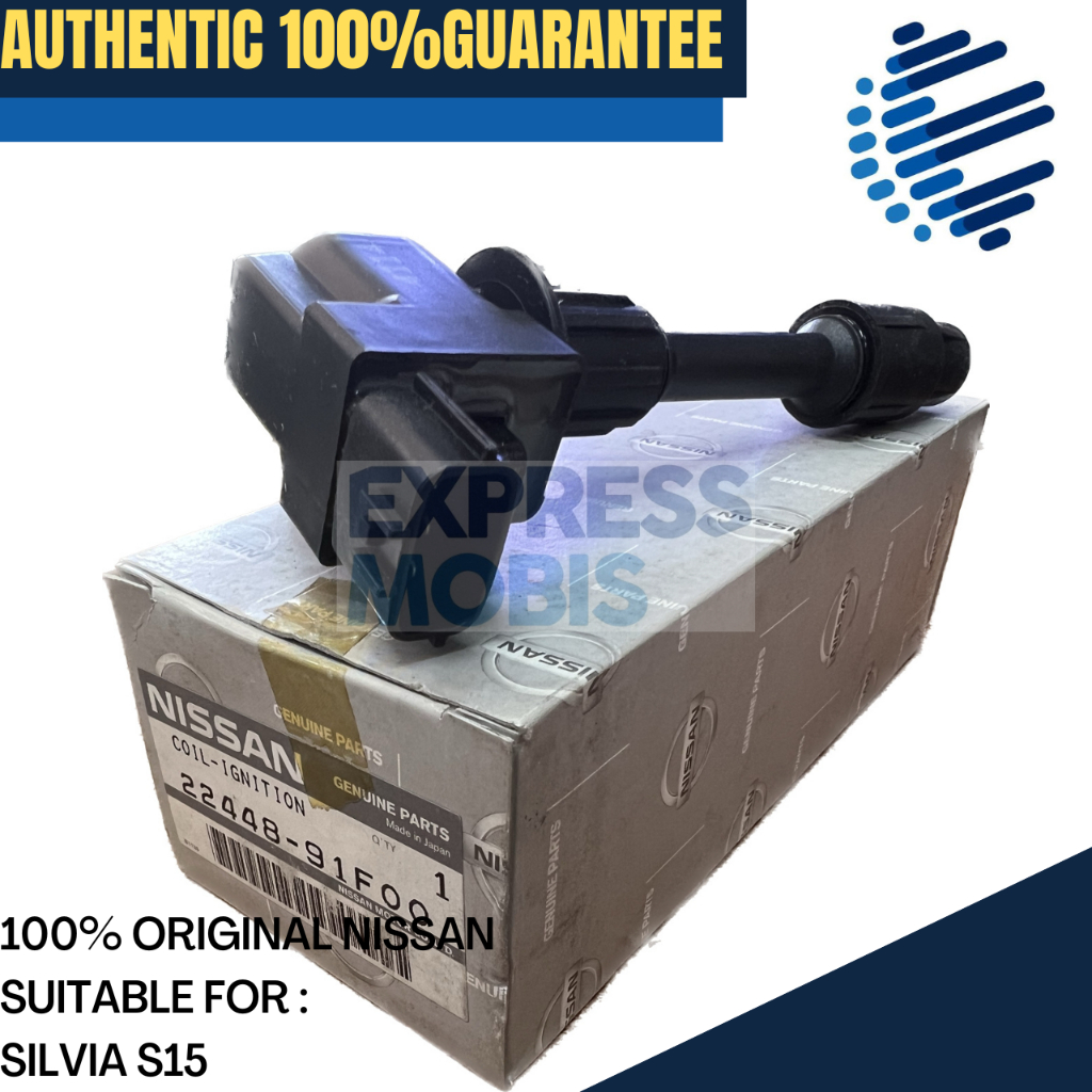 100% ORIGINAL NISSAN SILVIA IGNITION PLUG COIL 22448-91F00 SILVIA S15 ...