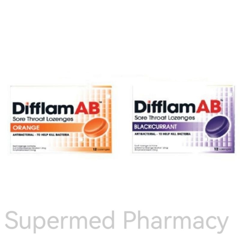 Difflam AB Sore Throat Lozenges 12's | Shopee Malaysia
