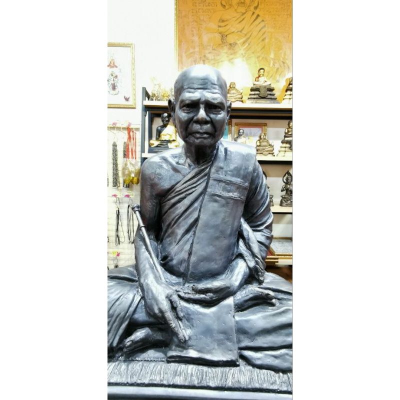 Tok Raja Luang Phor Kron 9寸脚 12寸高大尊Wat Uttamaram Pasir Mas Kelantan ...