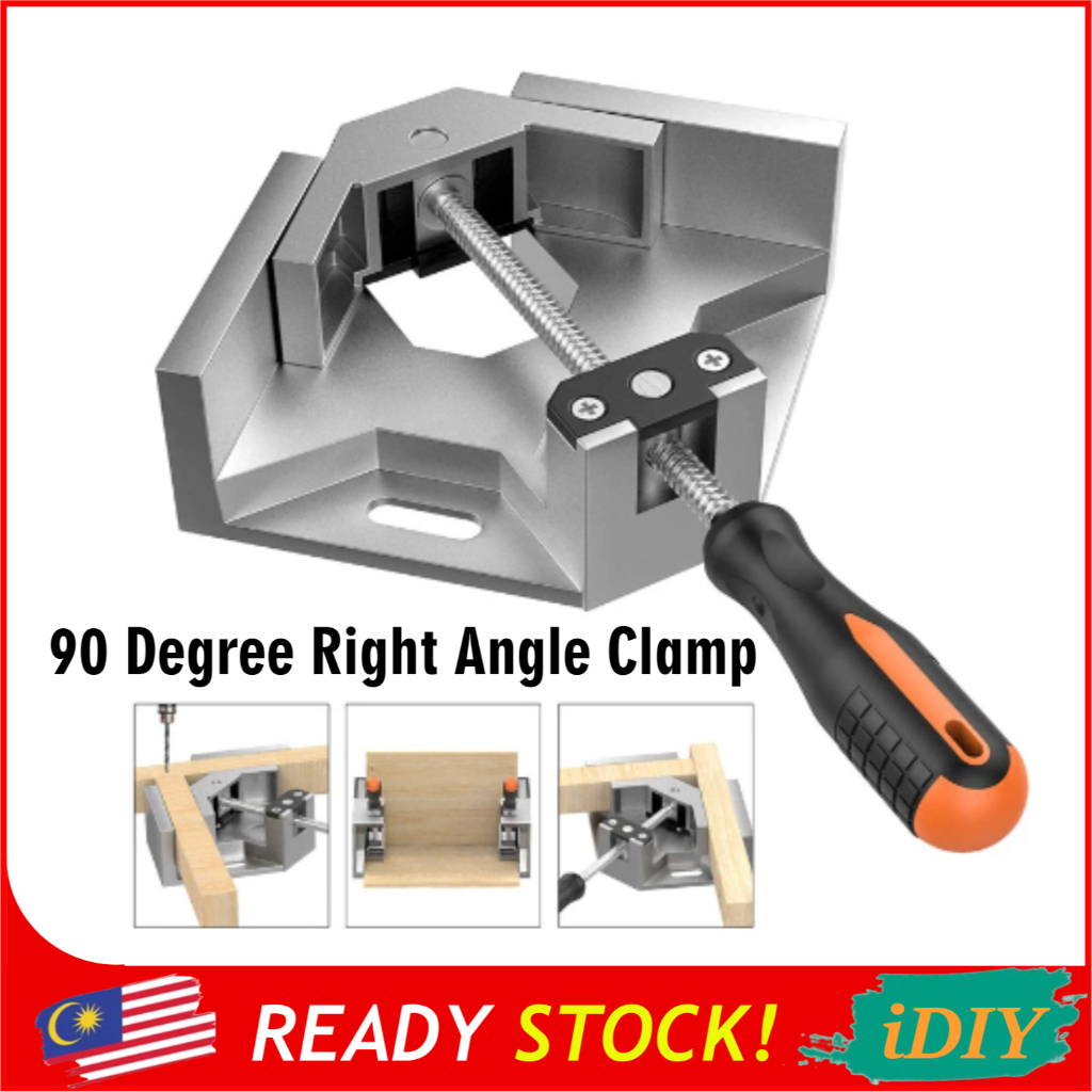 90 Degree Right Angle Clip Clamp Single Handle Aluminum Alloy Corner ...