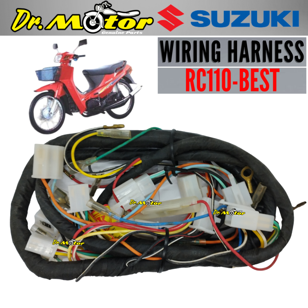 RC110 BEST RC 110 BEST110 SUZUKI WIRING HARNESS BODY WIRE WAYERING ...