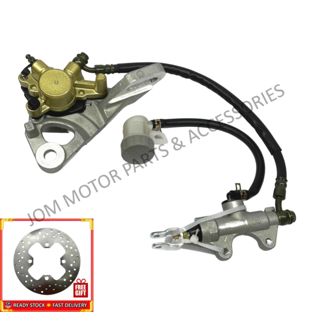 YAMAHA Y15/YSUKU/LC150 Rear Disc Brake System Full Set With Disc (4 IN ...