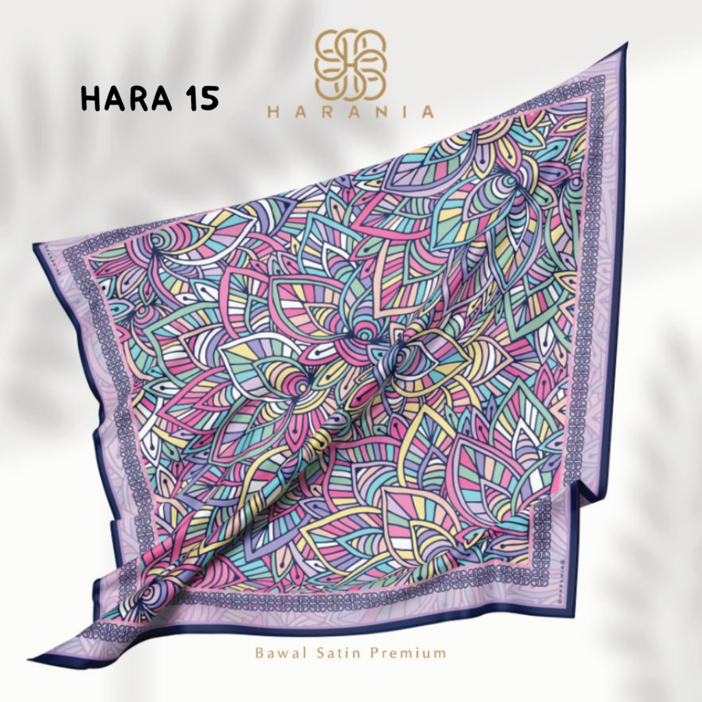Tudung Bawal Premium Satin Harania Ready Stock Bidang 45 Mudah Bentuk ...