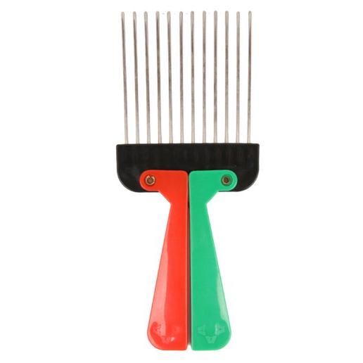 Afro Comb Metal teeth foldable colour | Shopee Malaysia