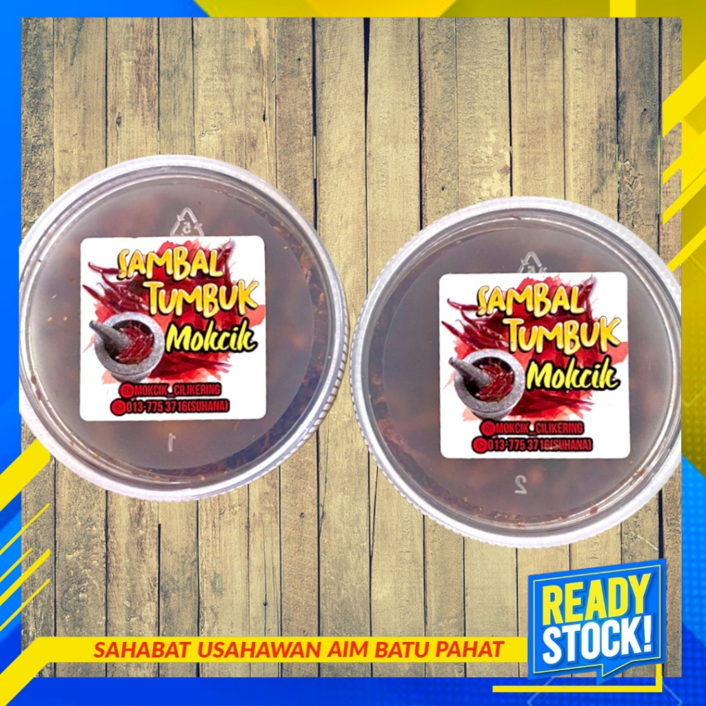 𝗦𝗔𝗠𝗕𝗔𝗟 𝗧𝗨𝗠𝗕𝗢𝗞 𝗕𝗬 𝗠𝗢𝗞𝗖𝗜𝗞 | Shopee Malaysia