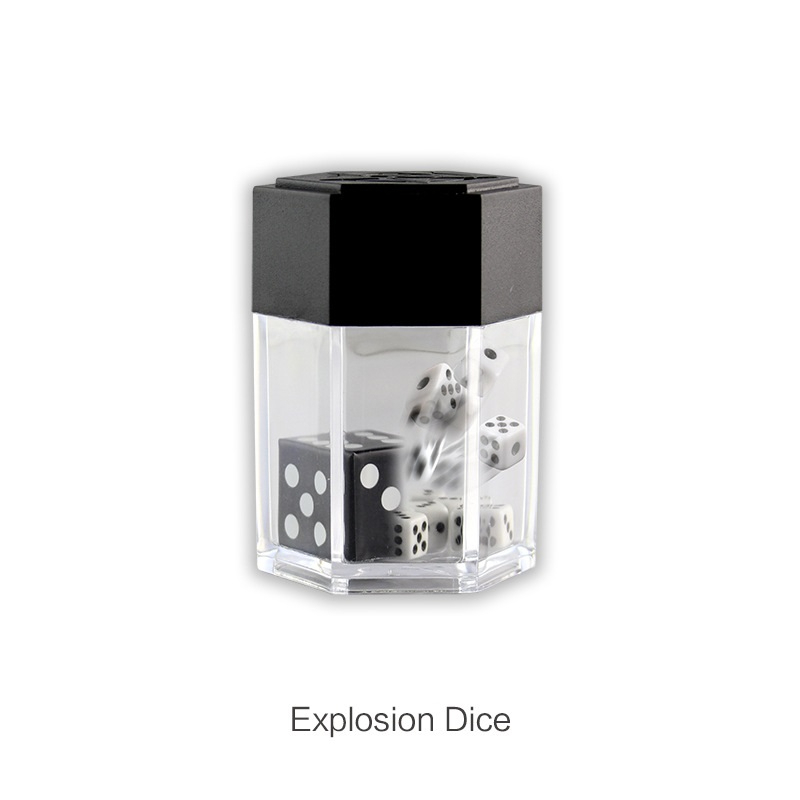 Magic Toy Dice Black Spot Dice Magic Trick Dadu 1 Jadi 4 | Shopee Malaysia