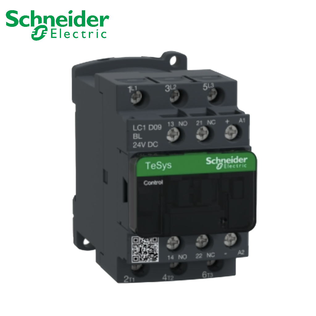 SCHNEIDER LC1D09BD | LC1D09BL 3P(3NO), 9 AMP DC CONTACTOR | Shopee Malaysia