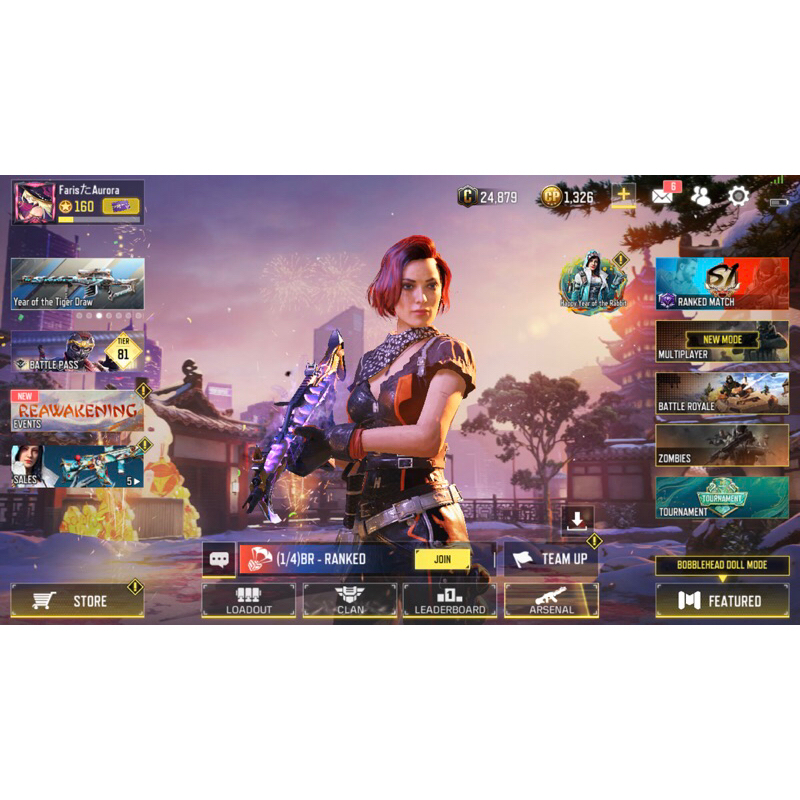 CODM Mythic Kilo 141 Demonsong Max Mythic Diamond +6 Legendary Guns Call of Duty Mobile Account ...