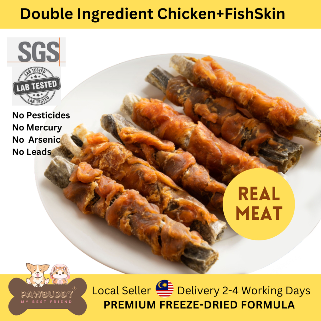 Chicken Winding Cod Dehydrated Air Dried Single Ingredient Treats Cat ...