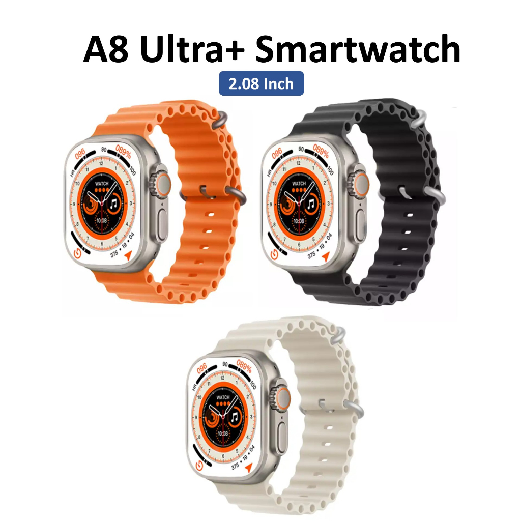 A8 Ultra+ Smartwatch 2.08 inch Screen NFC Bluetooth call/Alipay/Health ...