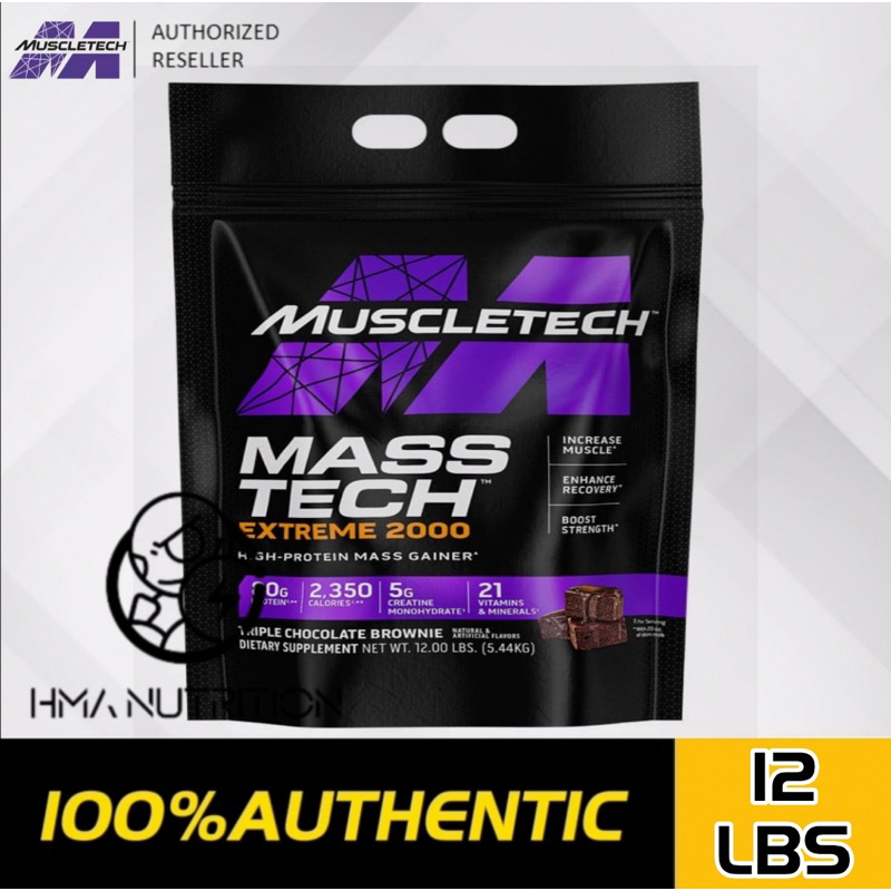 MuscleTech Mass Tech Extreme 2000 (12lbs.) MassTech Extreme 2000 ...