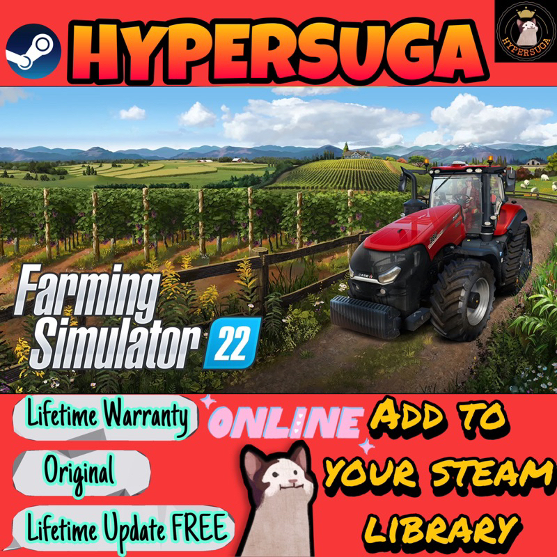 FARMING SIMULATOR 2022 STEAM (Full DLC) [Steam Offline / Online] | Shopee Malaysia