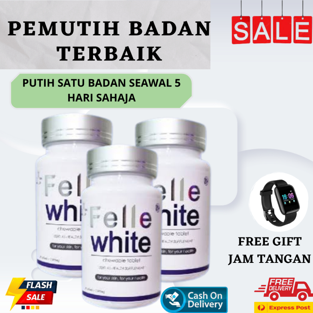 Felle White Original Pemutih Seluruh Tubuh Original HQ | Shopee Malaysia