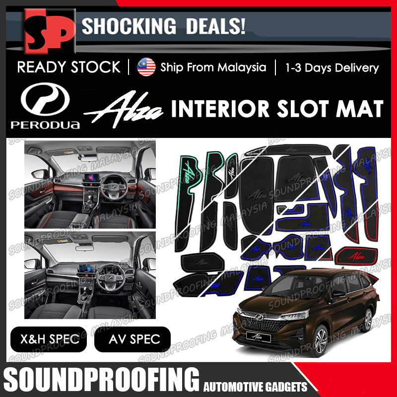 Perodua Alza 2022-2025 X & H / AV Spec Interior Slot Mat | Shopee Malaysia