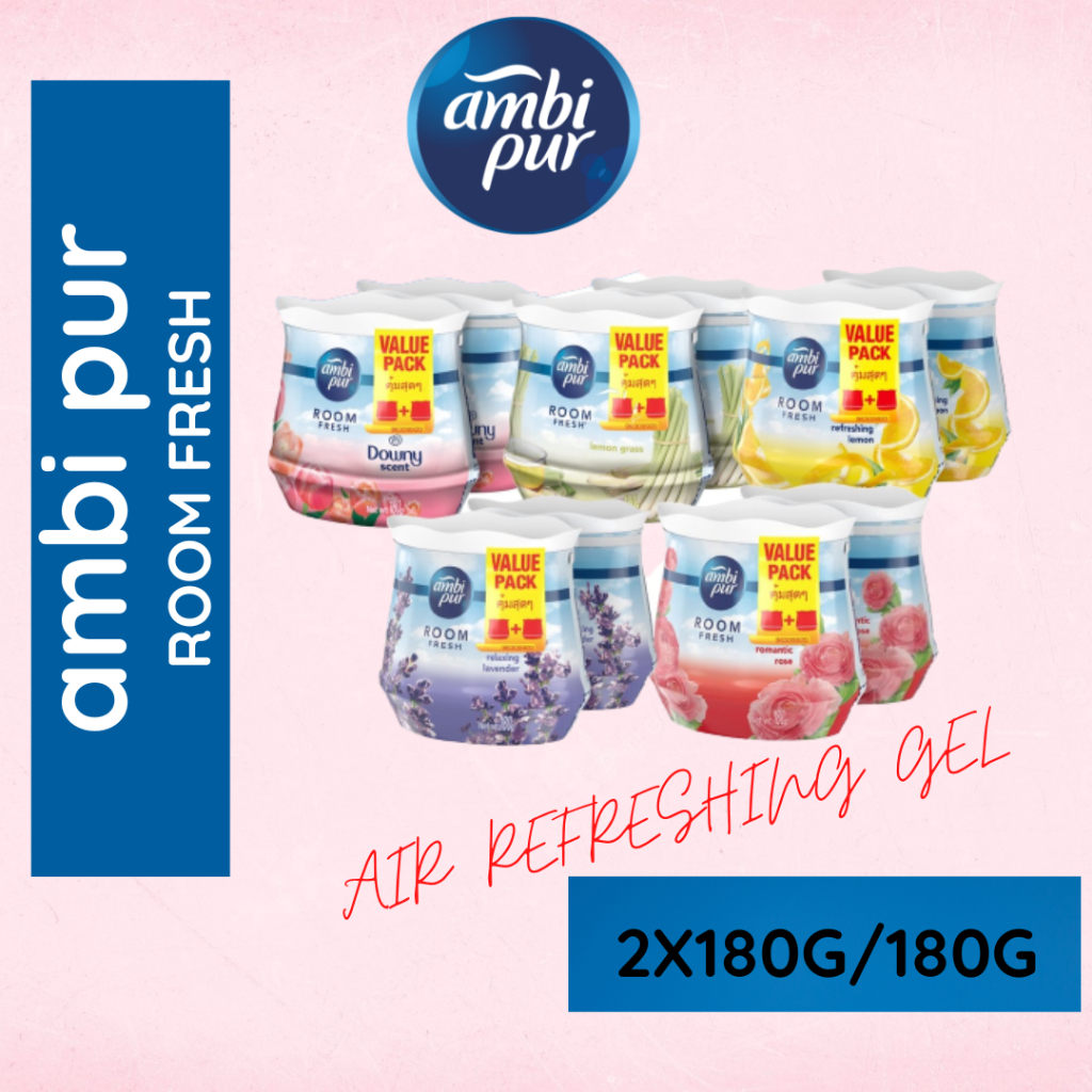 AMBI PUR ROOM FRESH (GEL FRESH ) 180G/2 X180G | Shopee Malaysia