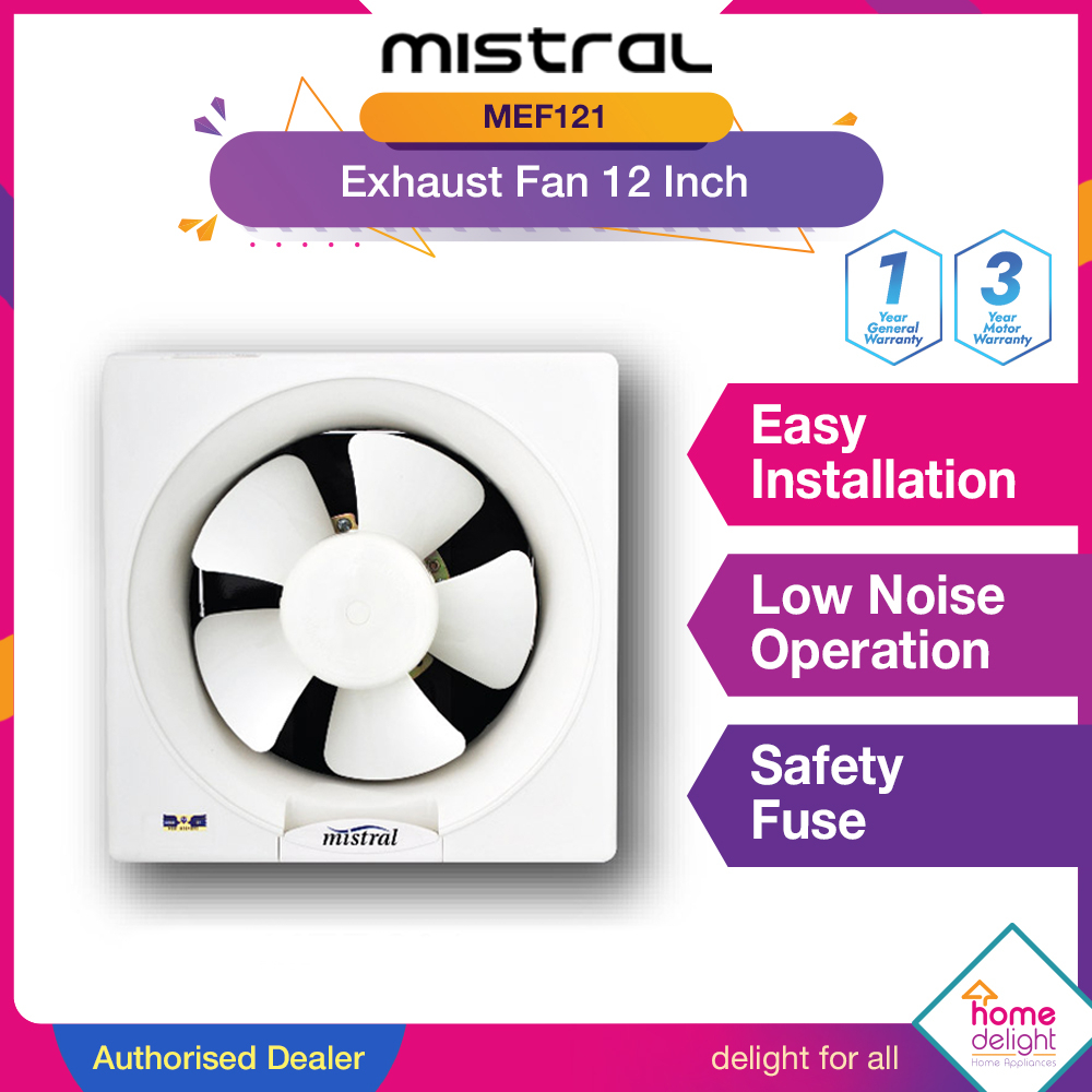 KHIND Exhaust Fan 8" / 10" / 12" ( EF8001 / EF1001 / EF1201 ) / Mistral ...